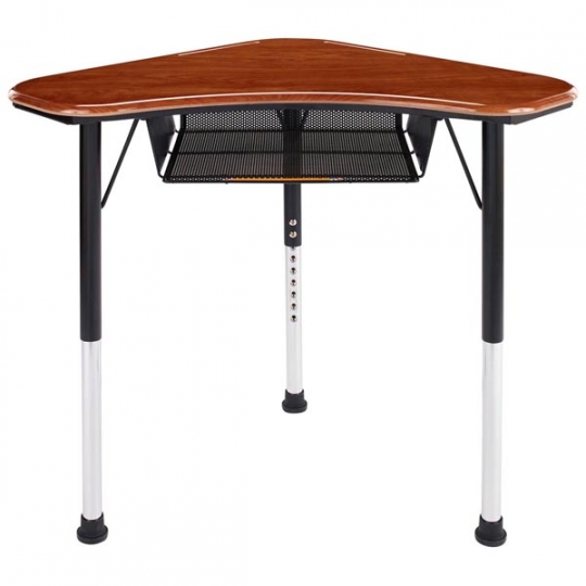 Innovation Series Adjustable Triangular Study Desks with Hard Plastic ...