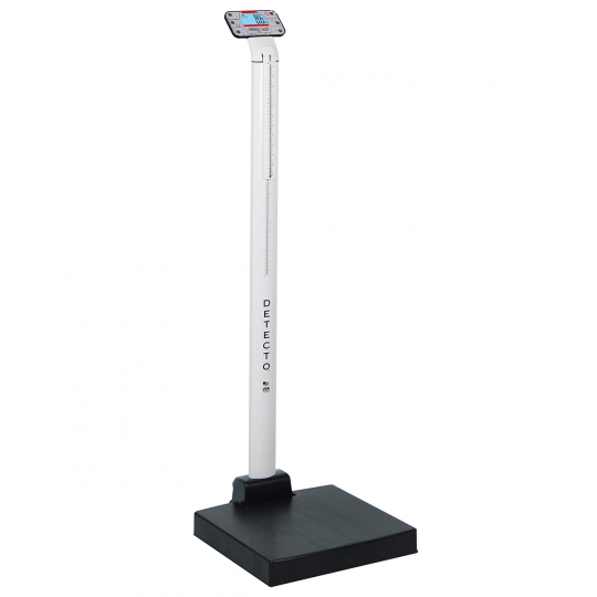 Apex Digital Eye-Level Physician Scale with Mechanical Height Rod ...