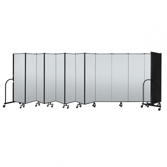 Portable Wet Erase/Tackable Room Divider - 13 Panels - 6'H x 24' 1"L ...