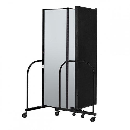 Portable Wet Erase/Tackable Room Divider - 3 Panels - 6'H x 5' 9"L ...