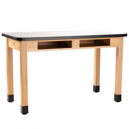 Wood Series Science Table w/ Whiteboard Top and Book Compartments - 30 ...