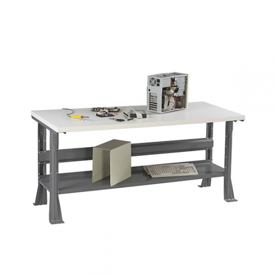 Plastic Top Workbench - 72"L x 30"W x 33 1/2"H | Schools In