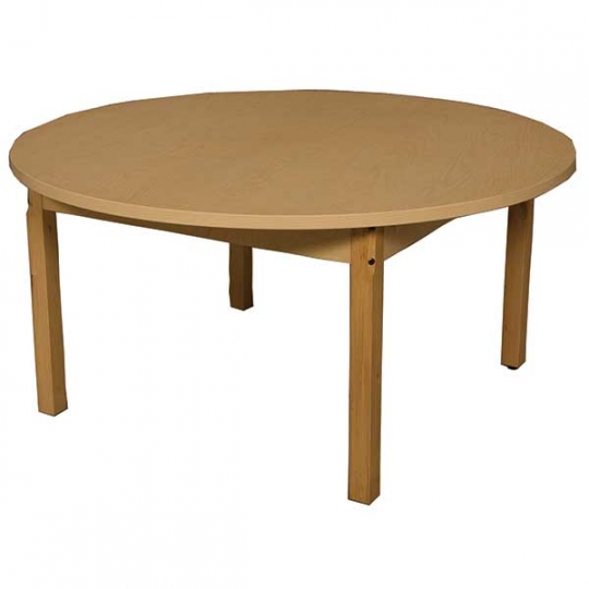 Wood Round Activity Table - 48"Dia x 18"H | Schools In