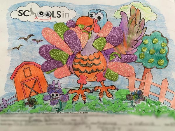 It's Turkey Coloring Time